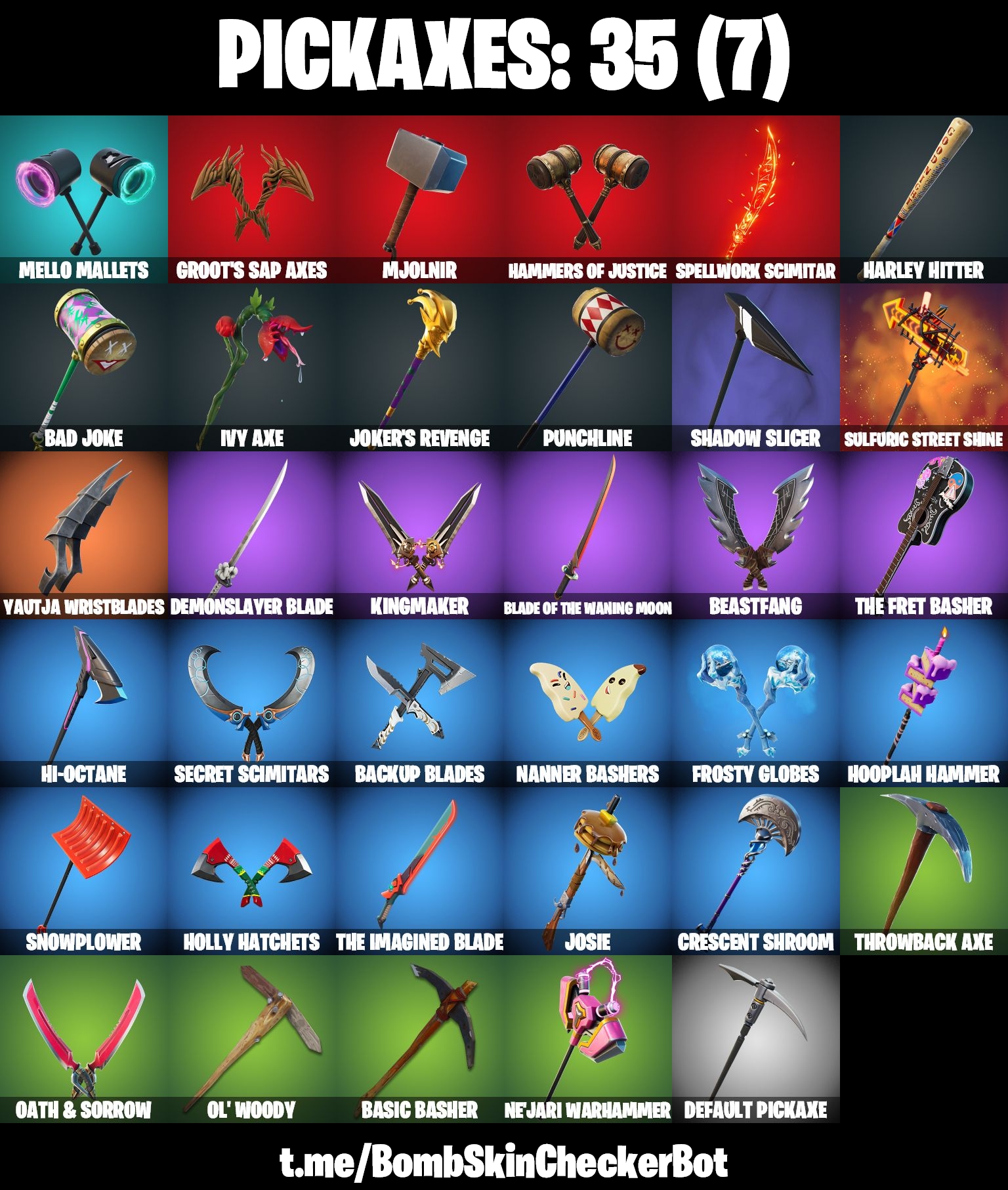 Pickaxes — Postimages