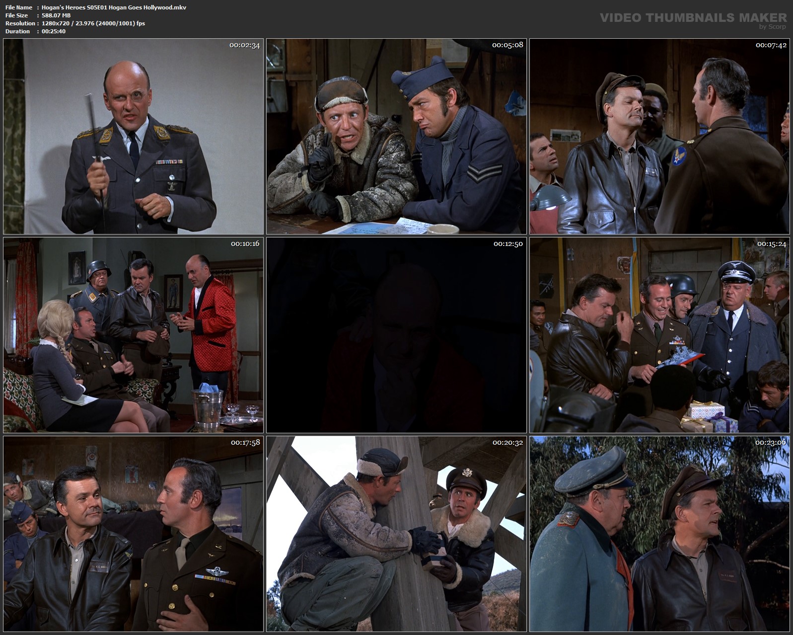 Hogan's Heroes S05 E01 Hogan Goes Hollywood mkv — Postimages