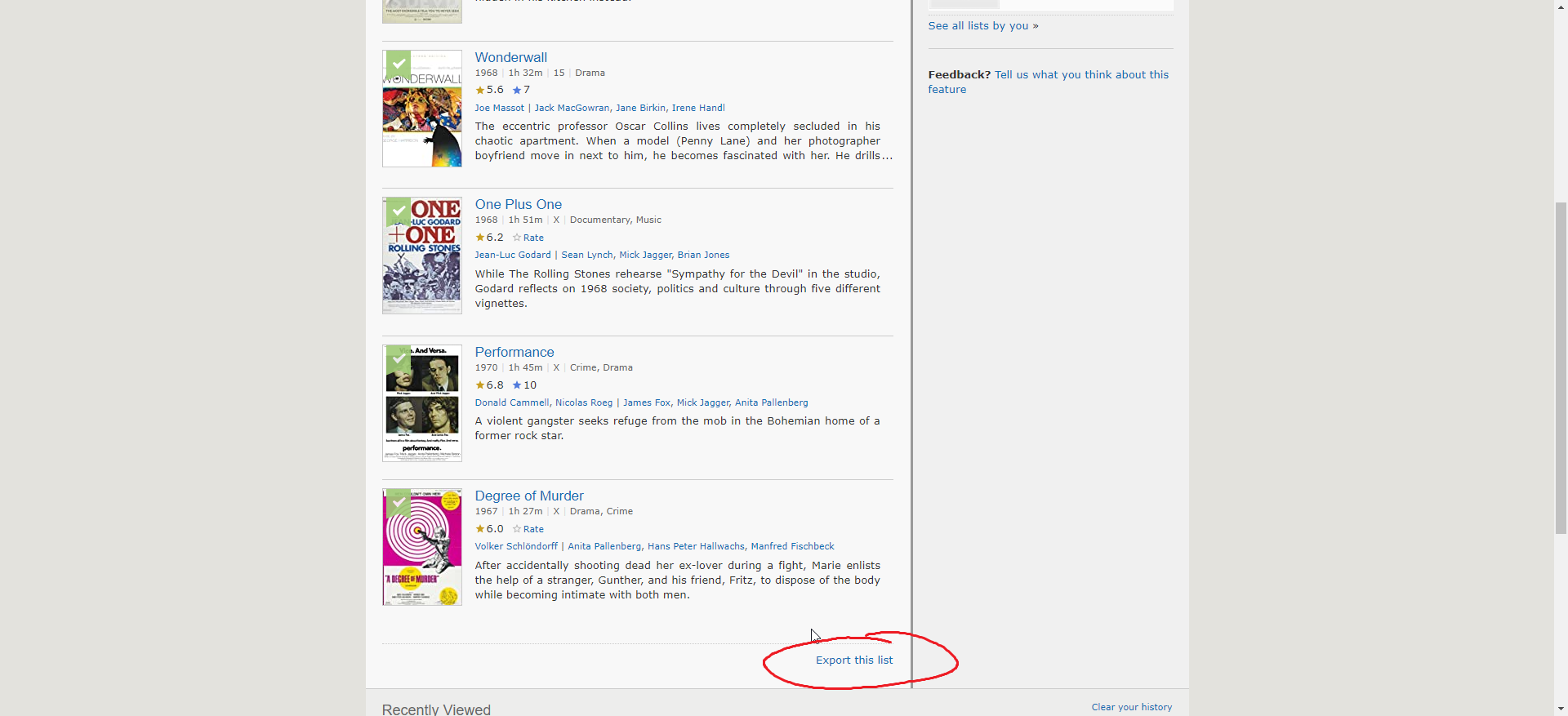 Is there a way to get a combined runtime of every movie on a list? : r/Letterboxd