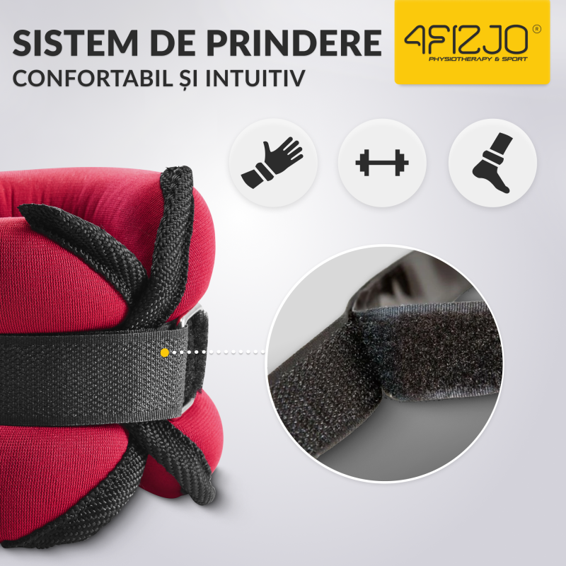 Greutati pentru incheietura mainii si glezna, pentru exercitii de gimnastica, pentru ...