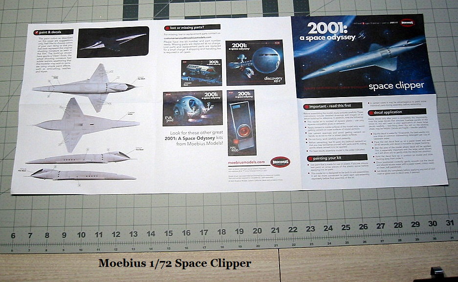 Mobius 2001 Space Clipper in 1/72 due early 2022 - Page 2 - Science ...