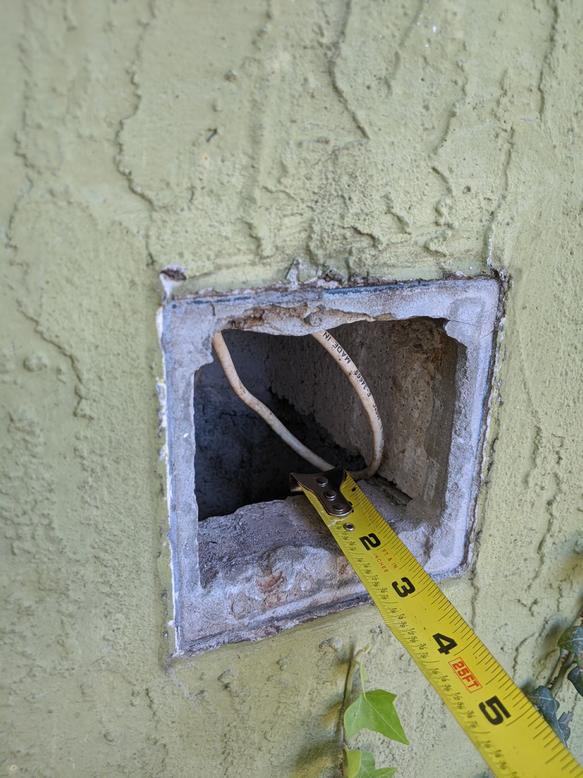 Is it possible to put in a conduit between two boxes embedded in ...