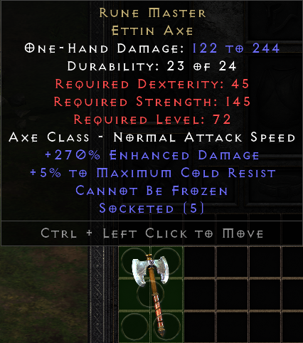 Perfect Non Eth Rune Master - Topic - d2jsp