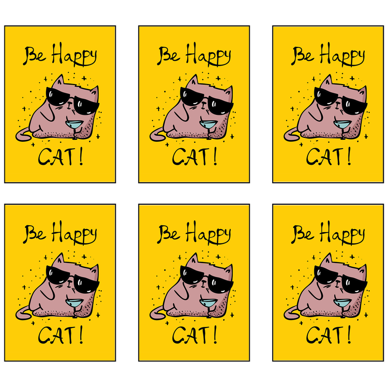 BE HAPPY POSTCARD — Postimages