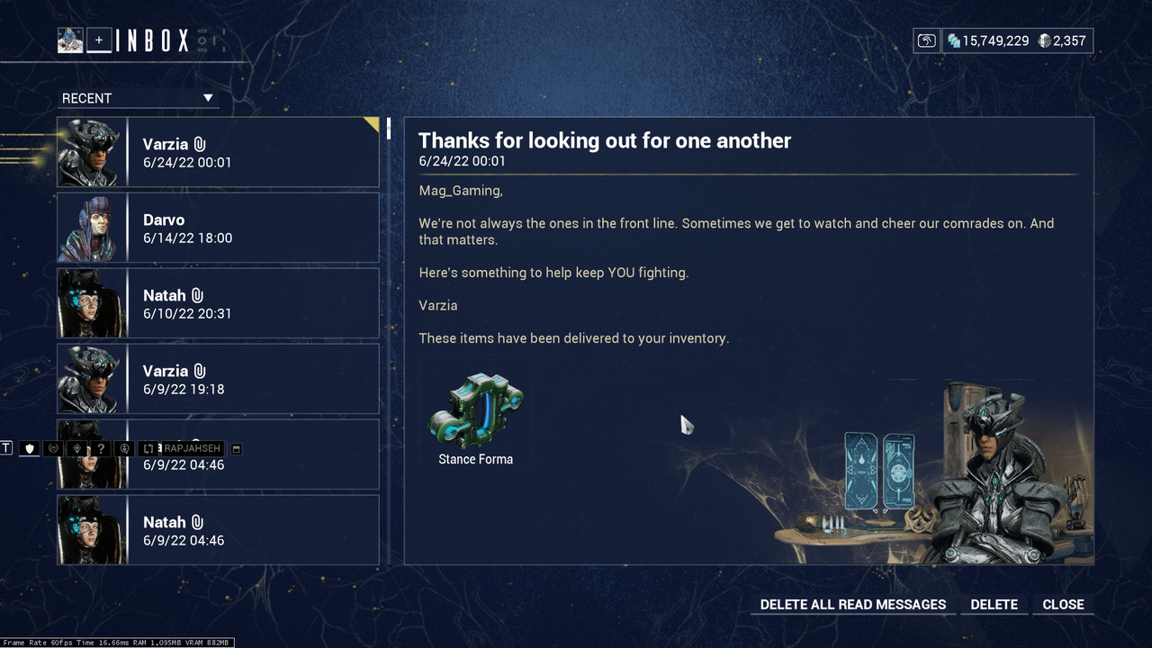 Community Stream Schedule: June 20 - June 24 - Livestreams - Warframe ...