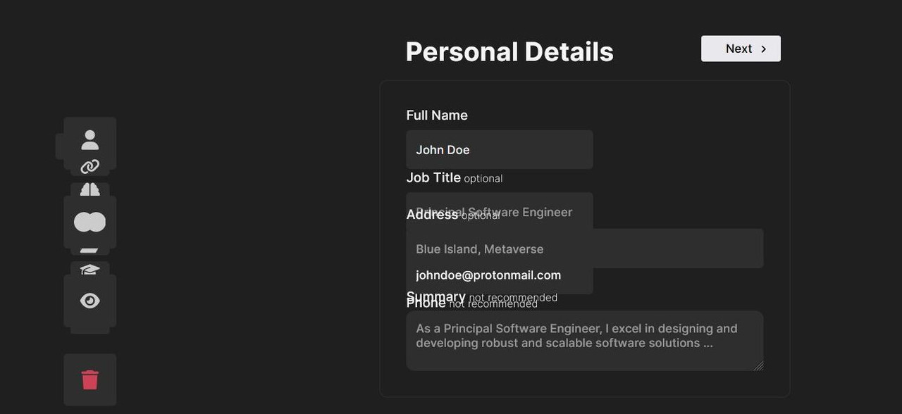 Completed my very first React project(Resume Builder) - Feedback ...