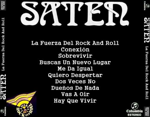 Saten (Esp) - La Fuerza del Rock and Roll (1982) • Heavy Metal Rarities ...