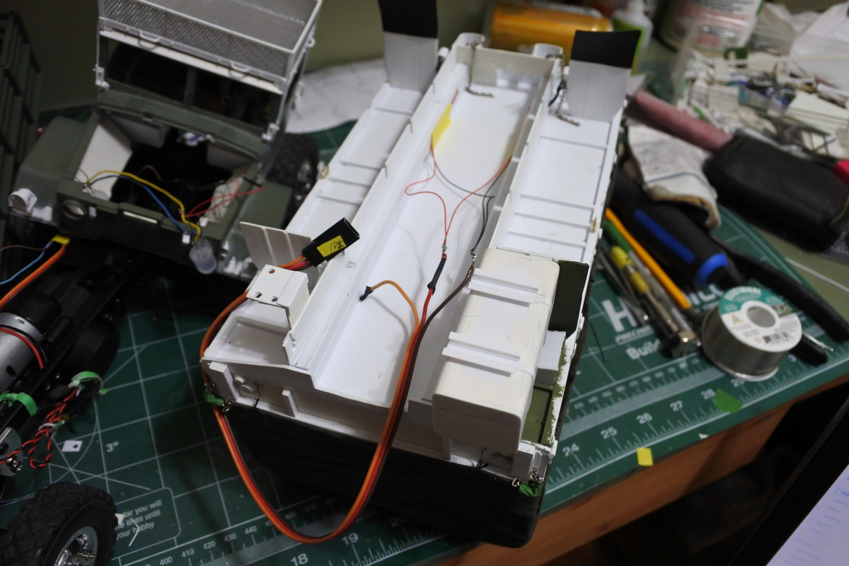 1/16 WPL B-16 r/c to CDN army MLVW conversion - Work in Progress ...