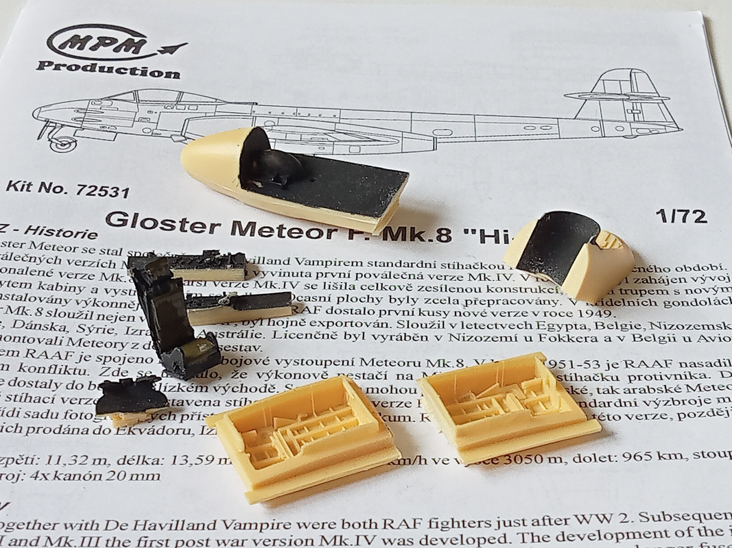 Tim's MPM 1/72 GAC civilian Meteor F8 - COMPLETED - Gloster Meteor STGB ...