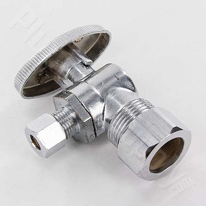 How to attach these angle valves to water supply lines