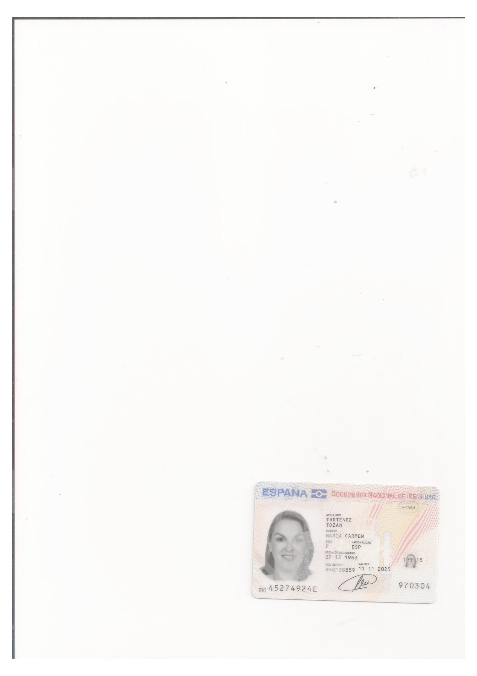 DNI Maria Del Carmen Cartinez Tozano 1 — Postimages